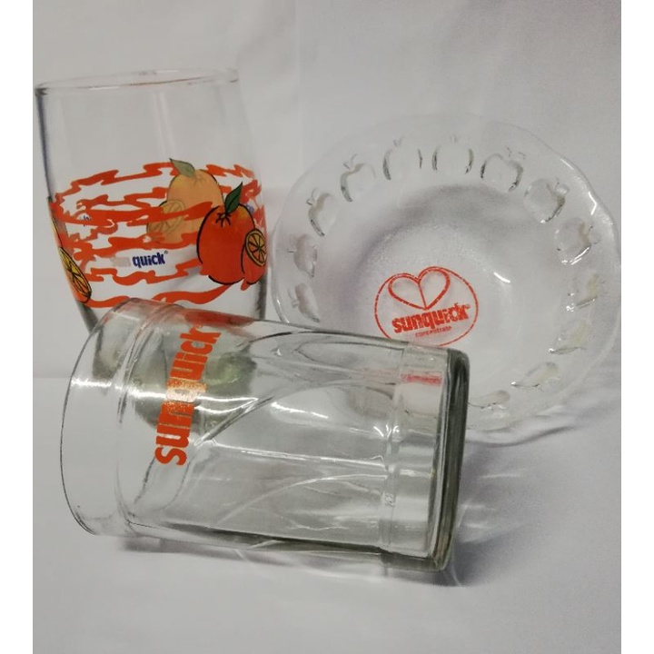Limited Edition Gelas dan Mangkuk Sunquick Lama antik | Shopee Malaysia