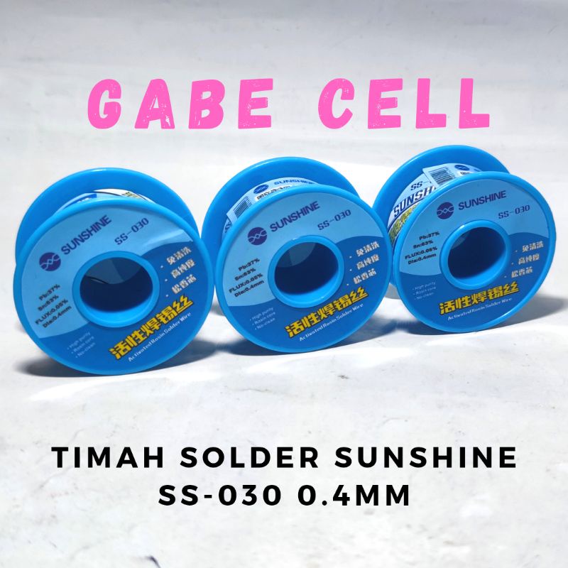 SUNSHINE SS-030 0.3MM SOLDERING TIN ROLL 0.4MM/ | Shopee Malaysia