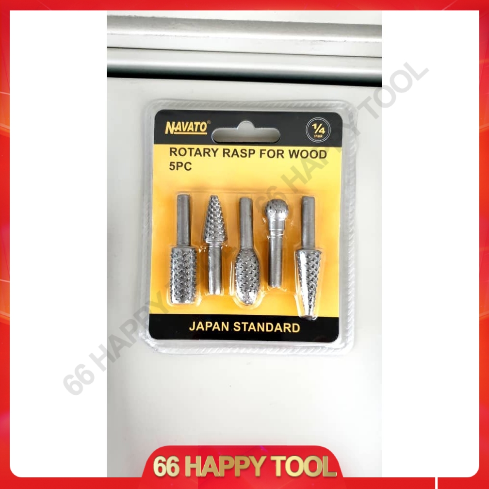 66 Happy Tool DIY High Quality 5Pcs Rotary Rasp For Wood (1/4" Shank ...