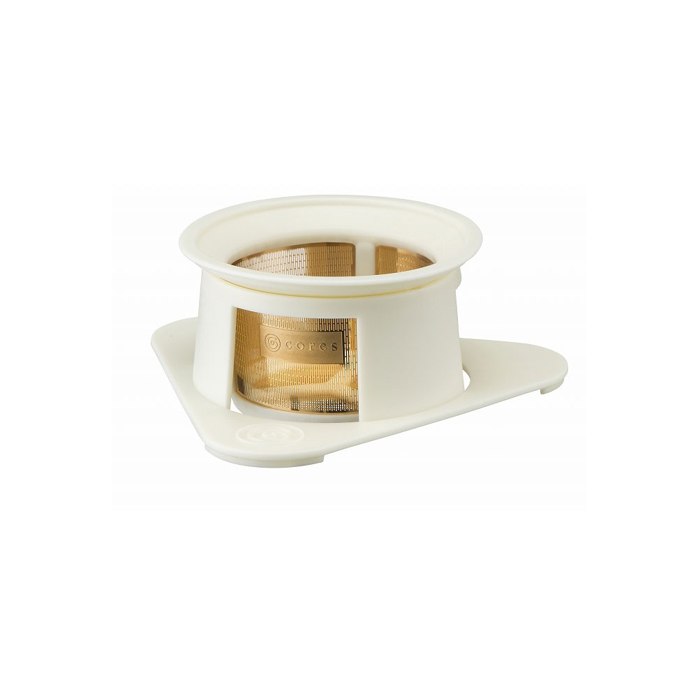 CORES JAPAN C211 Single Cup Gold Filter White / 24k gold plated ...