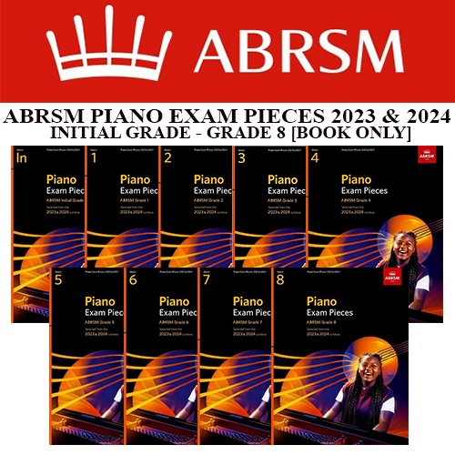 ABRSM Piano Exam Pieces 2023 & 2024 Initial Grade - Grade 8 (Book Only) / Practical Book / Piano ...