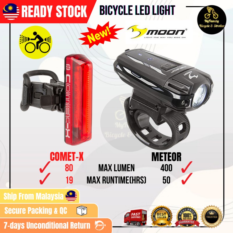 [Meteor + Comet-X] Combo Set Original Moon Meteor USB Rechargeable LED ...