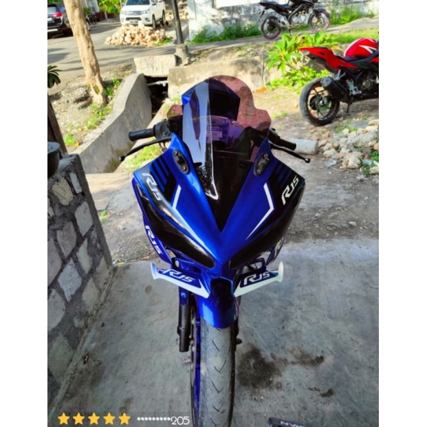 Visor WINSHIELD JENONG YAMAHA R15 - New VISOR R15 V2 JENONG | Shopee ...
