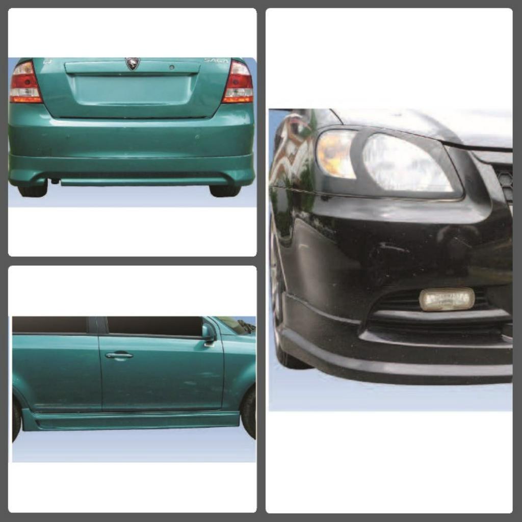Proton Saga 2nd Generation BLM Modulo Skirting Body Kit PU Ready Stock ...