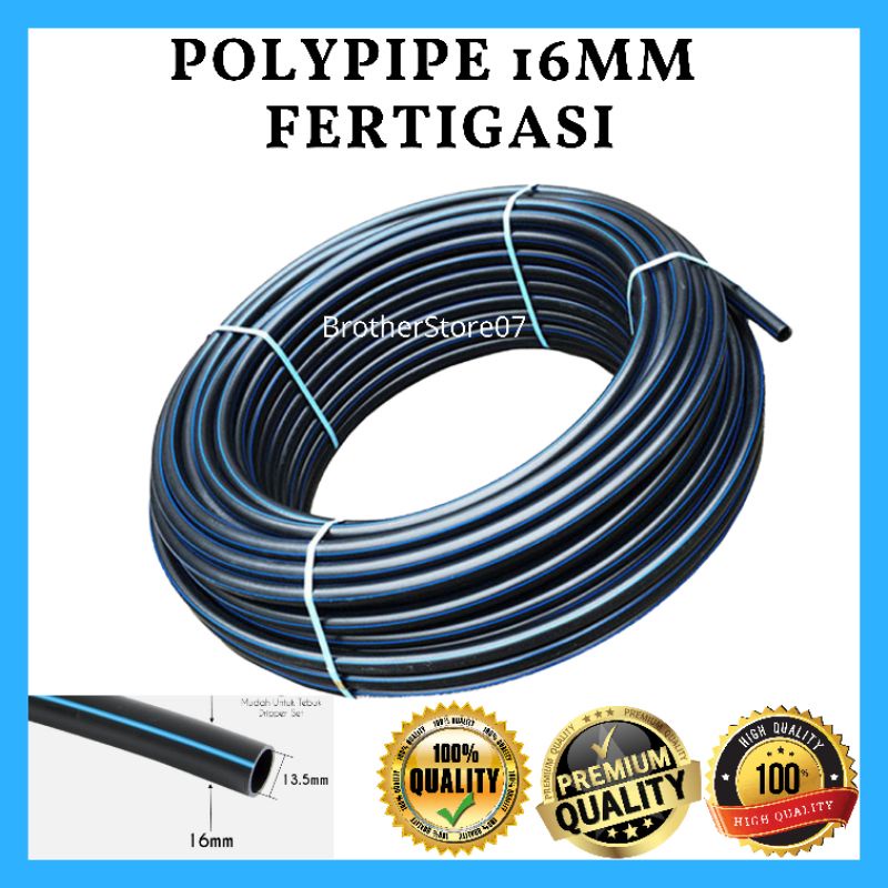 16MM POLYPIPE FERTIGASI HIGH QUALITY | Shopee Malaysia