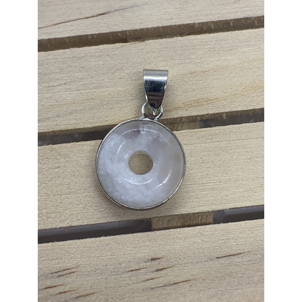 [Ready Stock] Moonstone Donut Pendant 13.6MM+- to 14MM+- / 15MM+- to ...