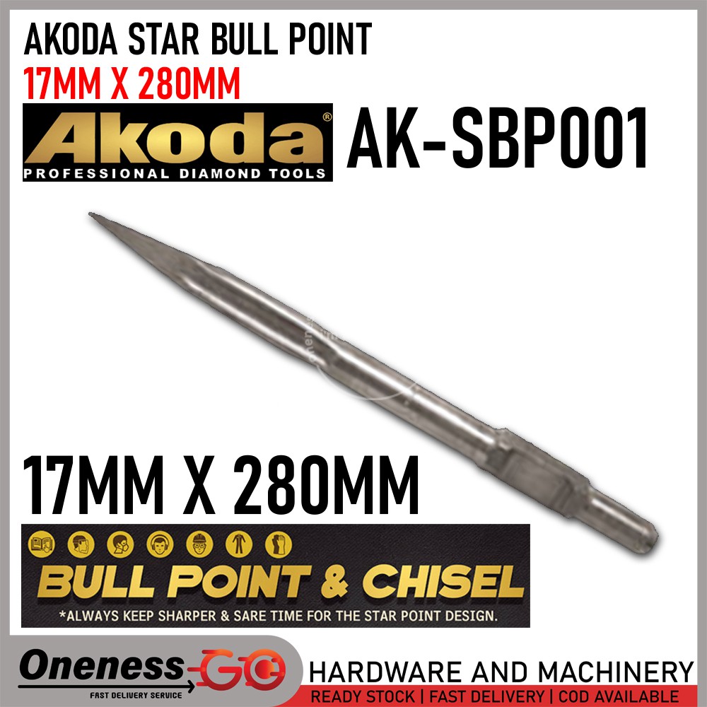 ''AKODA'' STAR BULL POINT -17MM X 280MM | Shopee Malaysia