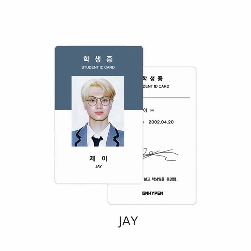 ENHYPEN Student ID Card 2021 ID school card Student ID Card PVC Card ...