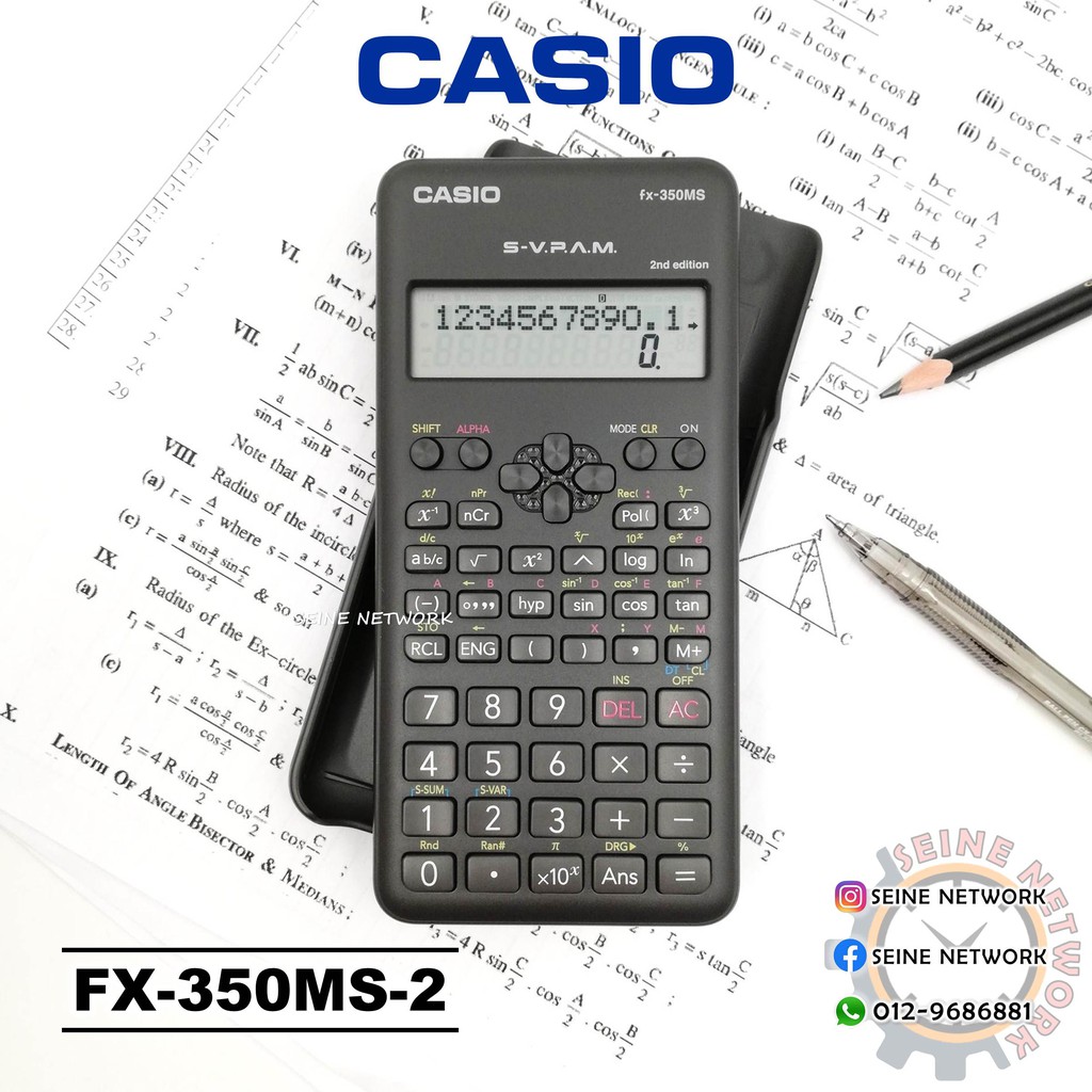 [Multi-Function Scientific Calculator] Casio Calculator Account Student ...