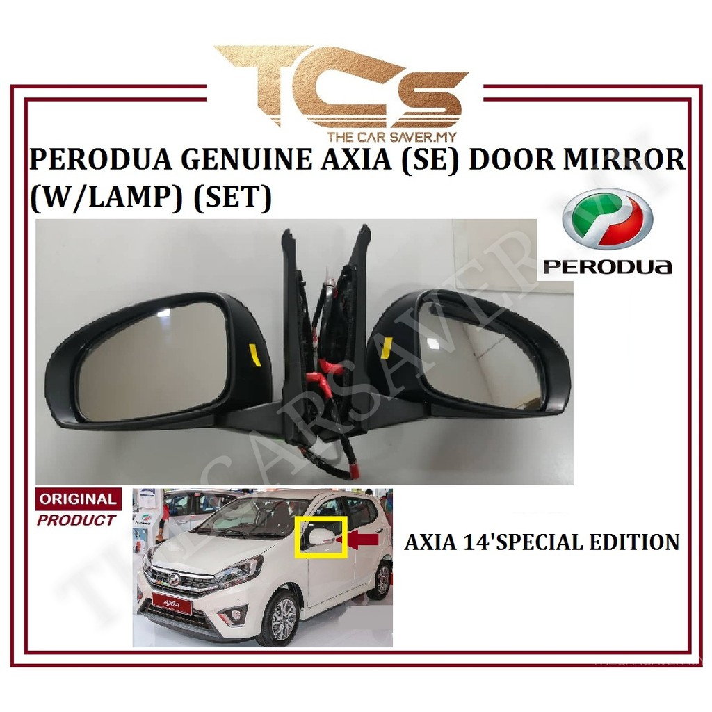 Perodua Genuine Axia (SE) Door Mirror (W/LAMP) | Shopee Malaysia