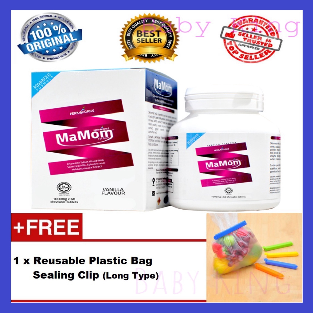 Original Mamom Milk Booster Milkbooster + FREE GIFTSe | Shopee Malaysia