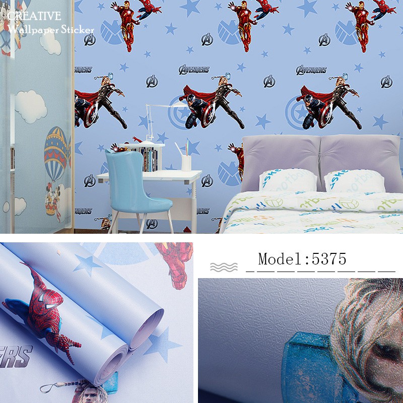Wallpaper Self-adhesive PVC Sticker Kids Room Wall Stickers Ready Stock ...