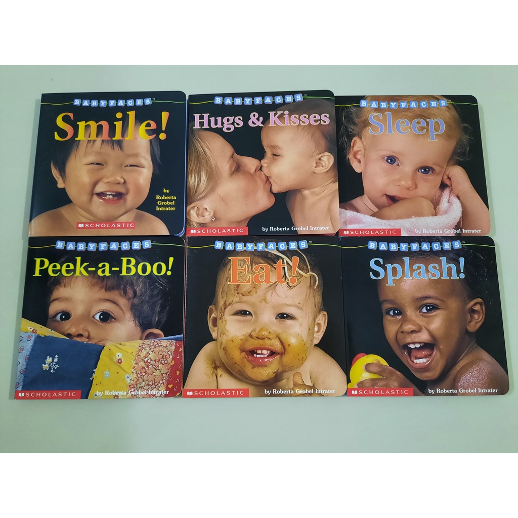 【Ready Stock】 SMILE! Book BABY FACES Montessori Board Book by Roberta ...