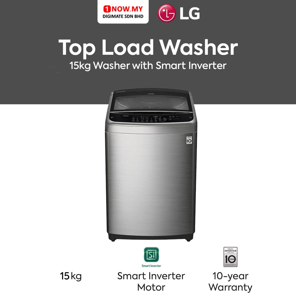 LG 15KG Top Load Washer with Smart Inverter T2515VSAV | Shopee Malaysia