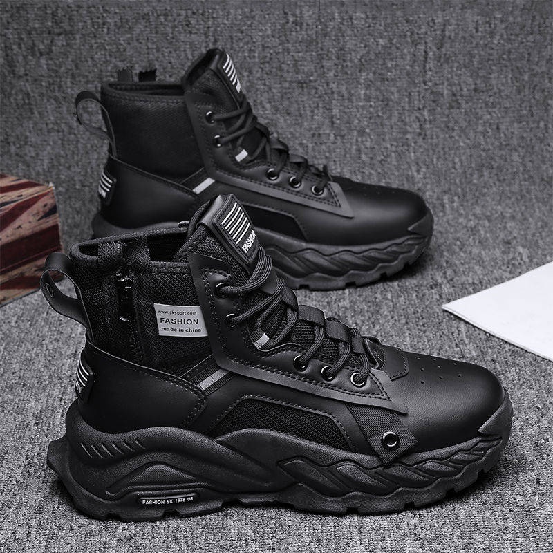 Martin boots men's British wind helper boots operational shoes combat ...