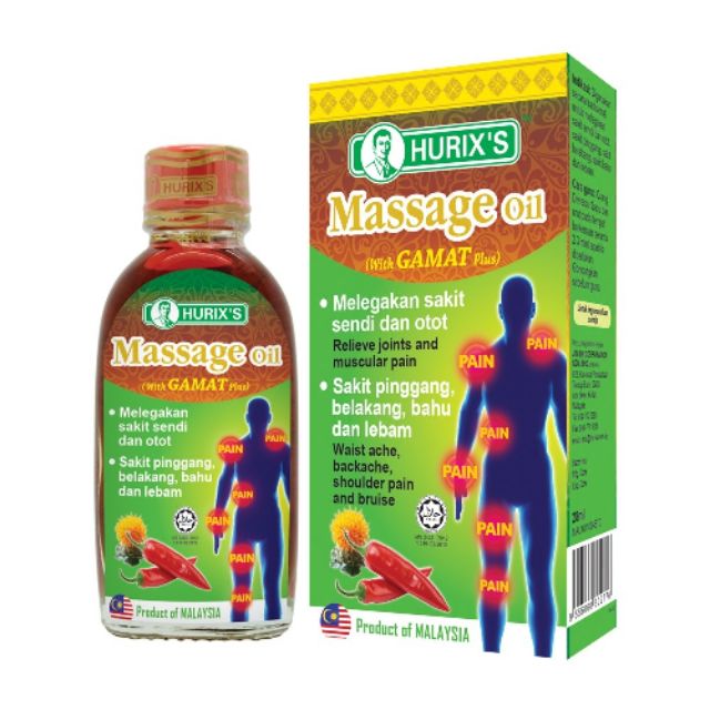 Hurix's Minyak Urut Gamat Plus 28ml EXP06/2027 | Shopee Malaysia