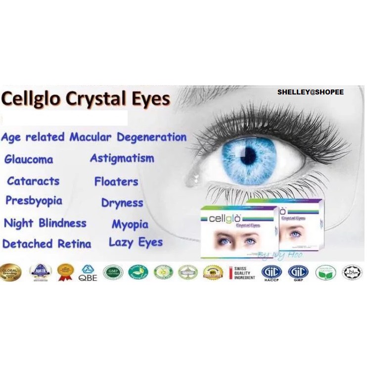 Cellglo Crystal Eyes 7g X 20 Sachets (13box) | Shopee Malaysia