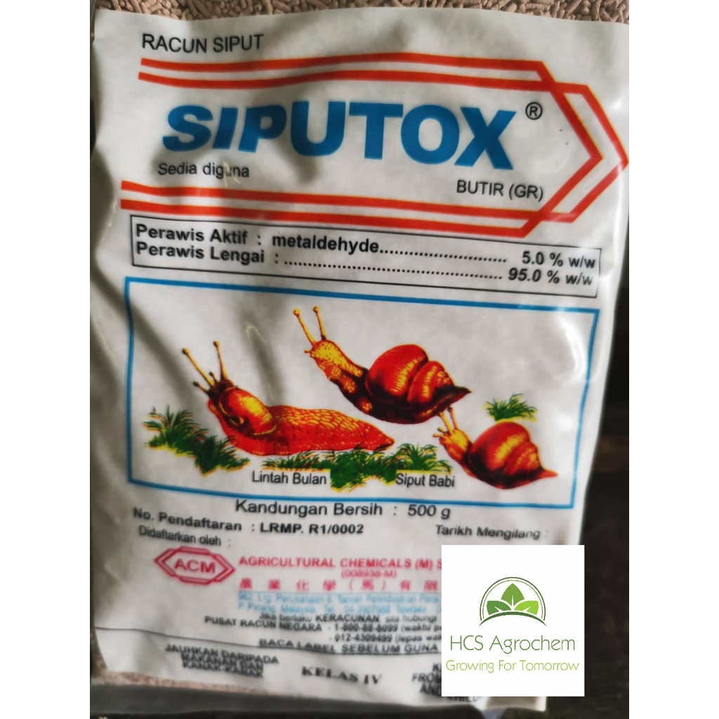(+-500gm) Racun siput/snail bait ACM Siputox | Shopee Malaysia