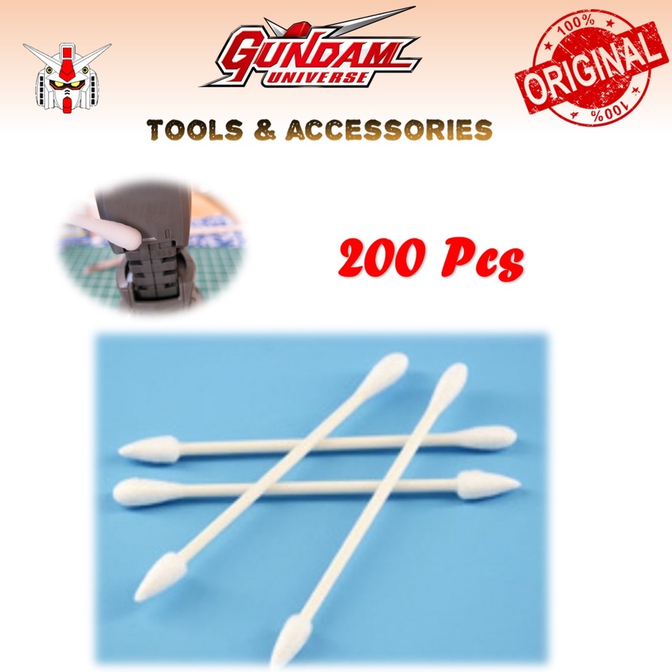 Gundam Tool Cotton Buds Gundam Cotton Swab Pen Line Wipe Lining Pen ...