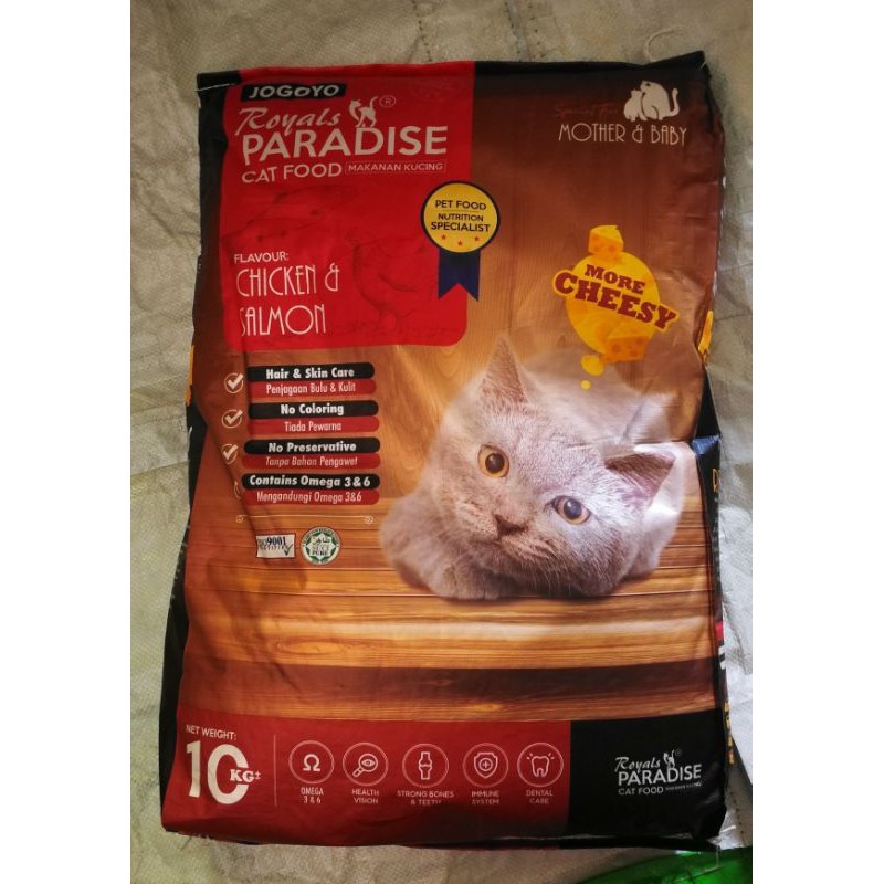 Jogoyo Premium CAT FOOD Royale Paradise 10kg #MOTHER AND BABY #cat food ...