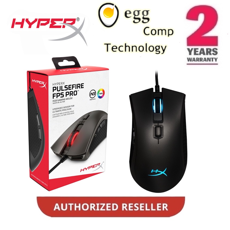 HYPERX PULSEFIRE PRO RGB GAMING MOUSE [ 4P4F7AA ] | Shopee Malaysia