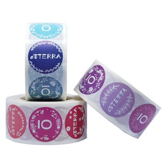 Doterra Self-Adhesive Stickers 500 Stickers/Roll Doteri Multi-Purpose ...
