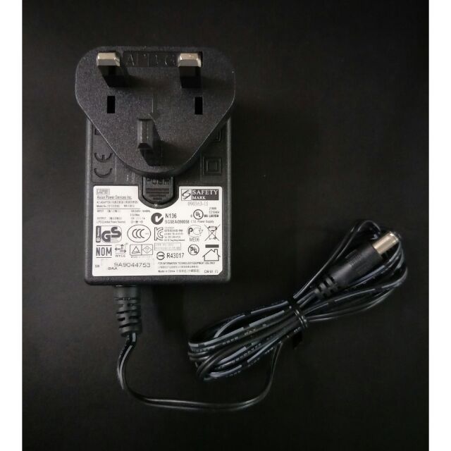 AC Adapter 1A/1.5A 12V- 3pin plug- black | Shopee Malaysia