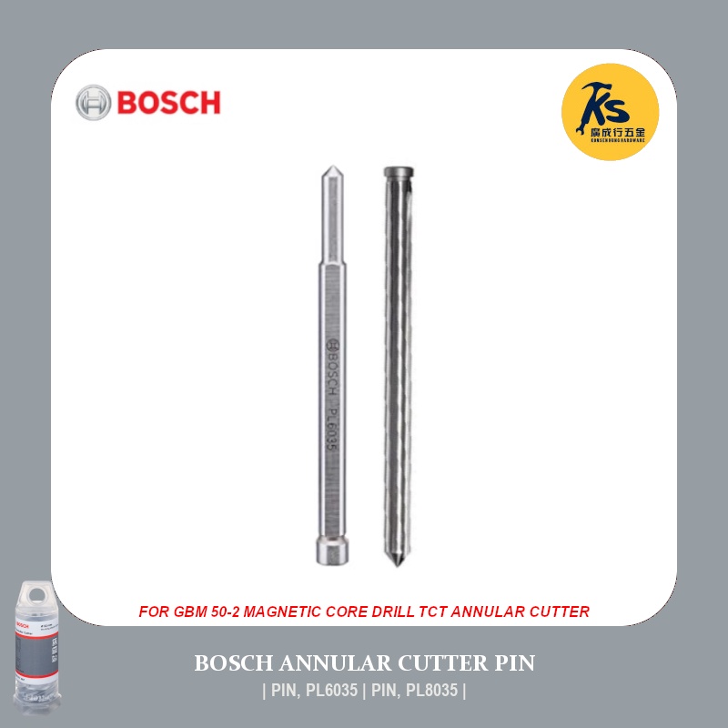BOSCH Annular Cutter Pilot Pin ( PIN, PL6035 | PIN, PL8035 ) | Shopee ...