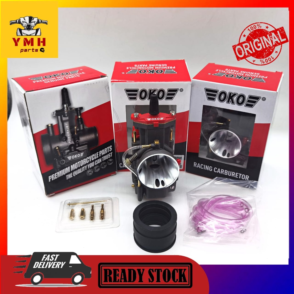OKO CARBURETOR RACING CARBURATOR PWK POWERJET 28MM 30MM 32MM 34MM KARB CARB | Shopee Malaysia