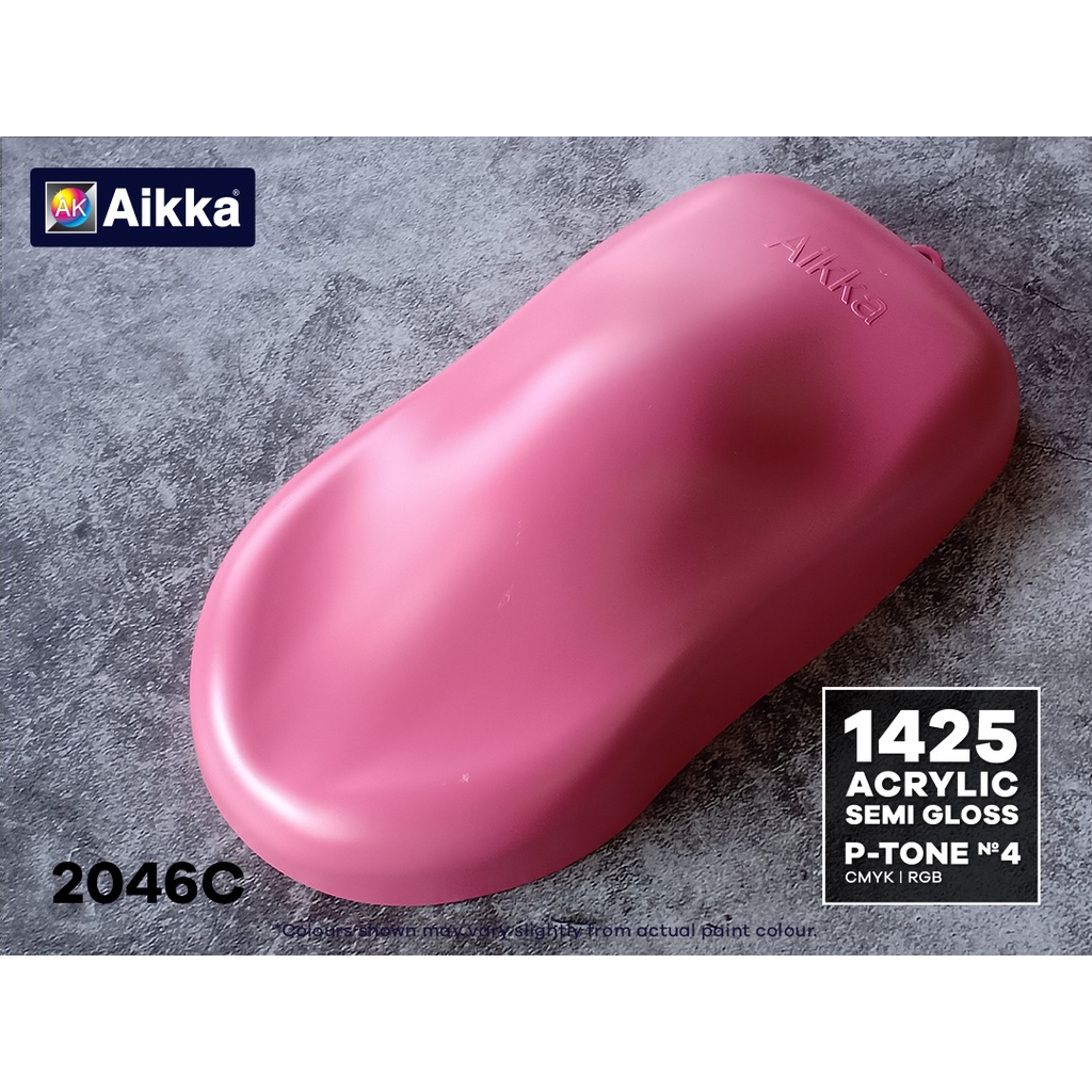 AIKKA Paint PANTONE Colour 2046C / 1425 ACRYLIC SEMI GLOSS PAINT ...