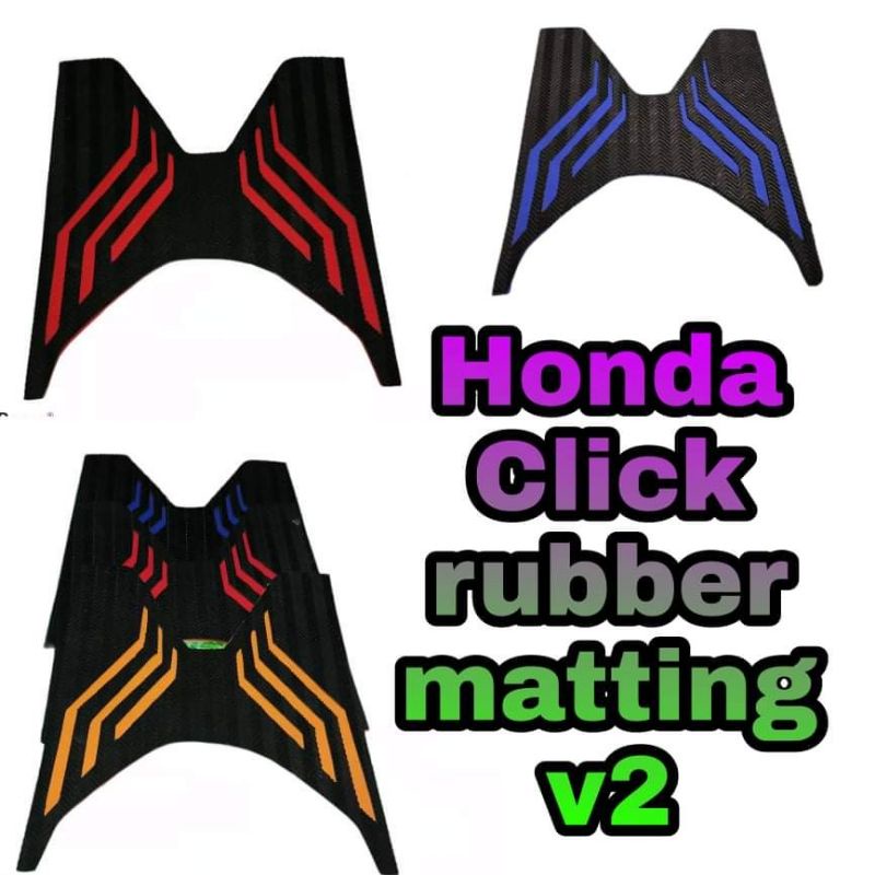 honda click 125/150 rubber matting v2 | Shopee Malaysia