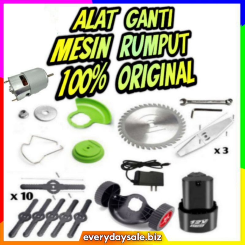 🇲🇾 Ready Stock Original Alat Ganti Mesin Rumput Rechargeable Lawn Mower ...