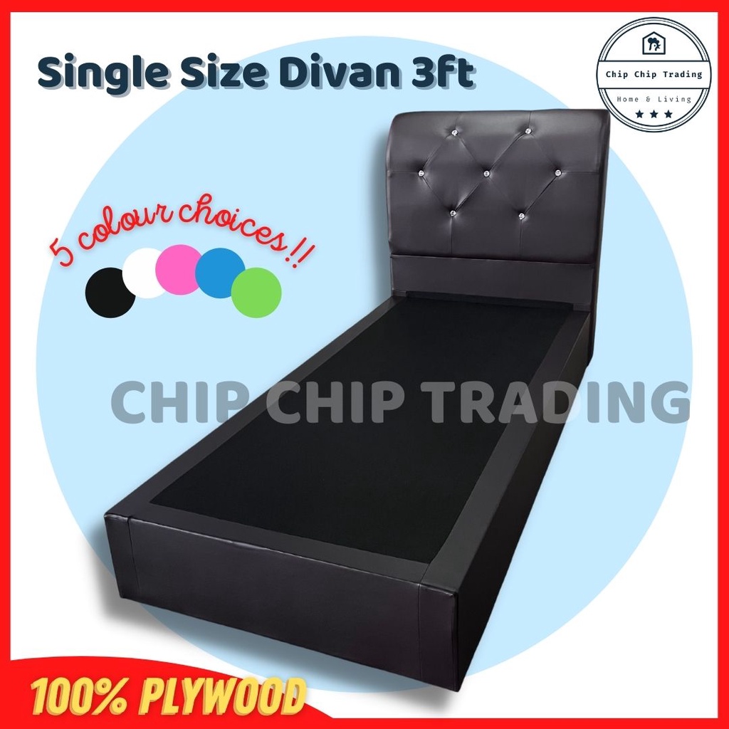 Katil Divan Single Tilam Bed Frame Bed Base Katil Single Bed Murah ...