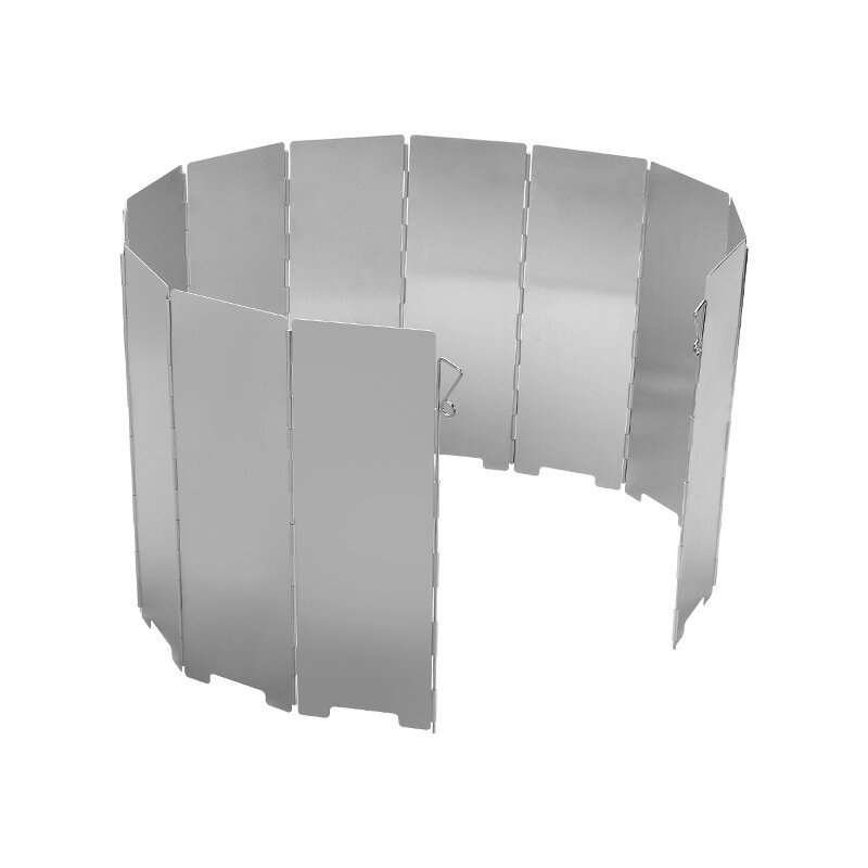 C-Mall Outdoor Picnic Wind Deflector Mini 10Piece Stove Wind Deflector ...