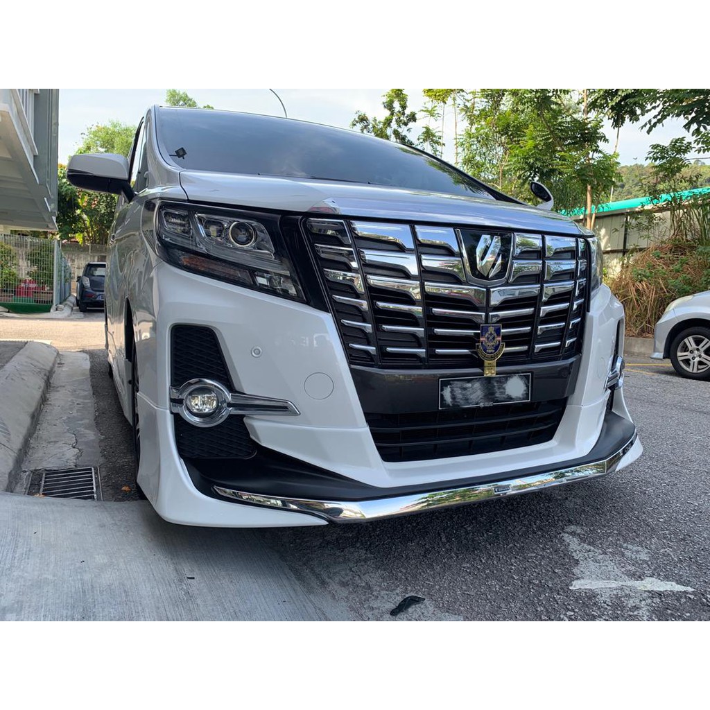 2015-2017 toyota alphard sc agh30 modelista aero bodykit skirt with oem ...
