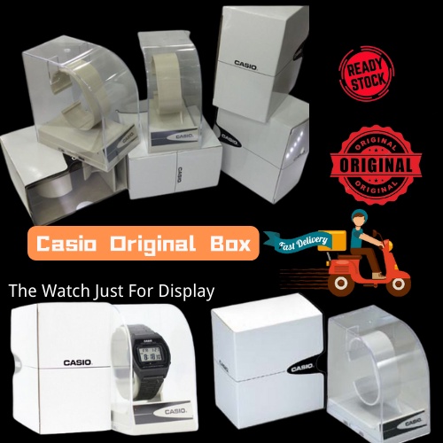 GINAL CASIO STAND BOX / CASIO GENUINE ELEGANT WATCH | Shopee Malaysia