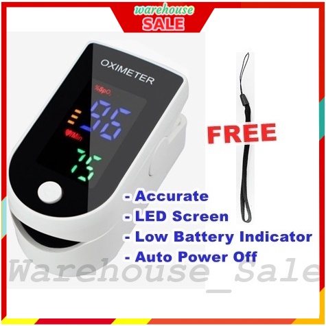 Oximeter AD903 LED Portable Finger Fingertip Pulse Oxymeter Monitor ...