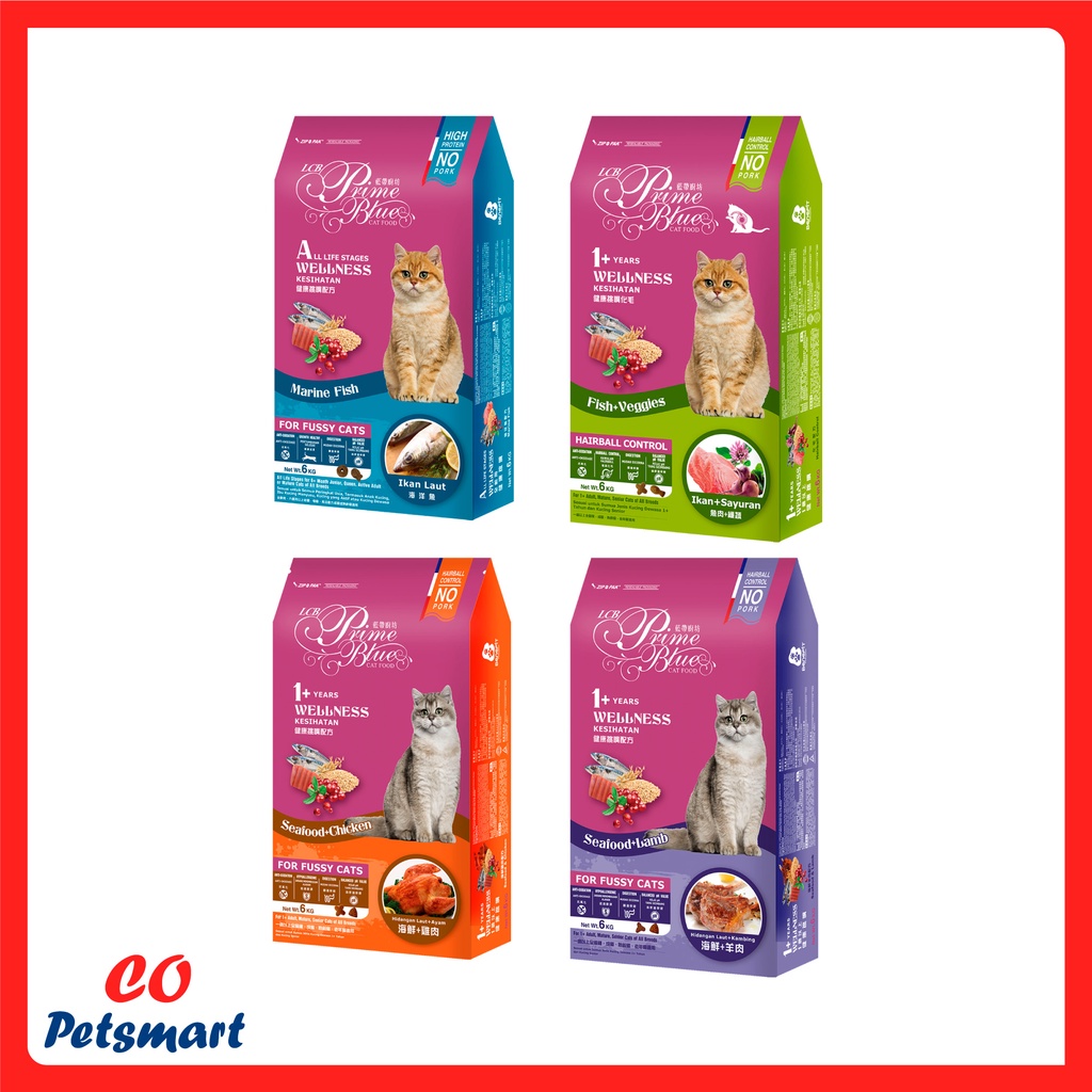 LCB Prime Blue Cat Food 6kg | Shopee Malaysia