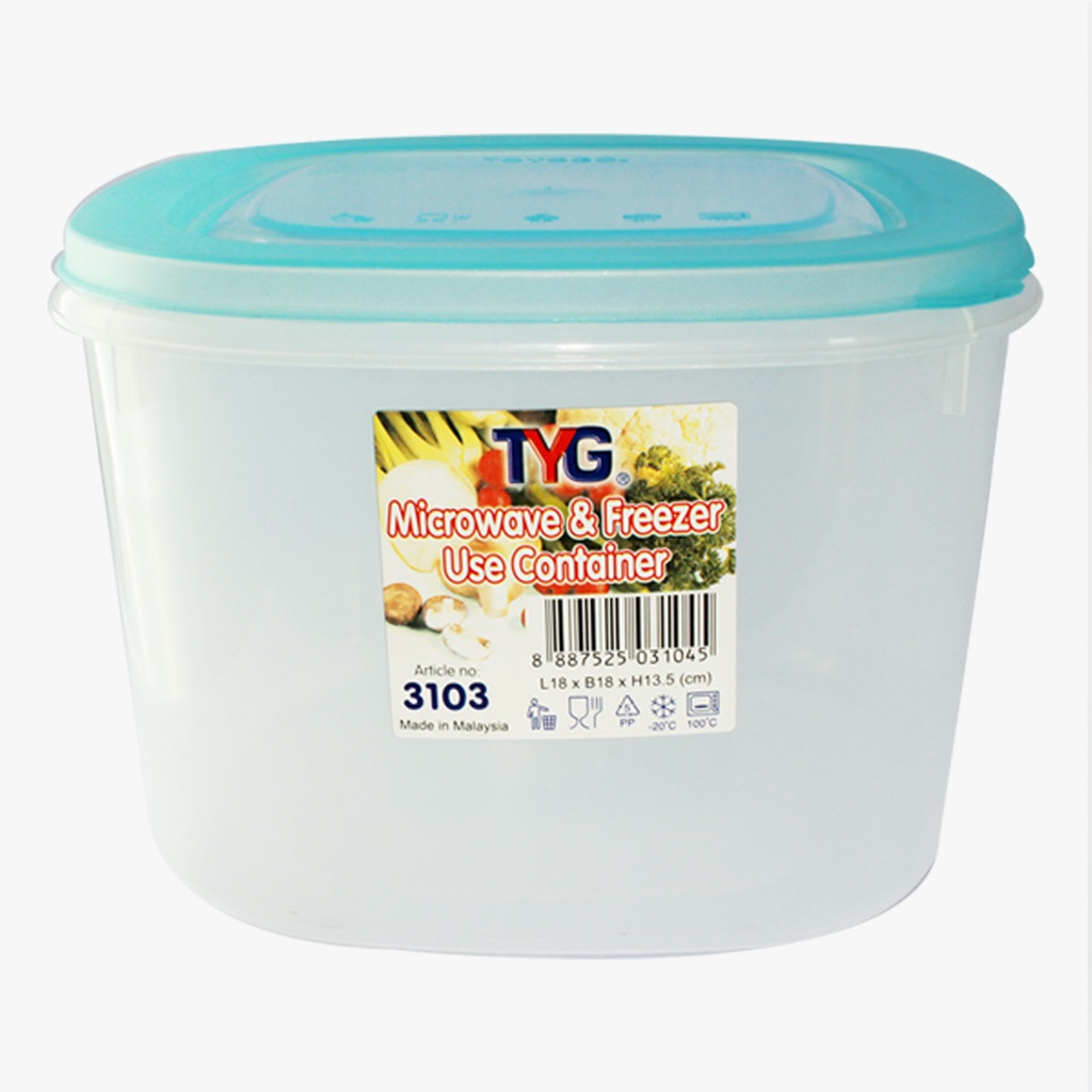 TOYOGO Microwaveable Container 3103 (2.4L) [6 units/12 units] | Shopee ...