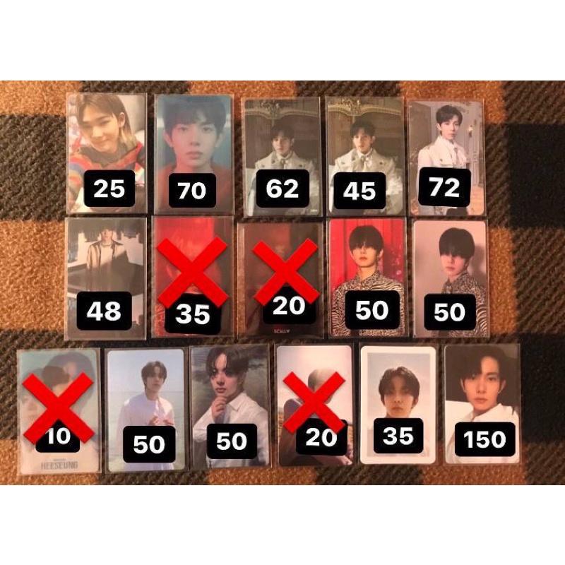 ENHYPEN HEESEUNG OFFICIAL PHOTOCARD | Shopee Malaysia