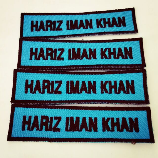 Tanda nama sekolah untuk Nama panjang | Shopee Malaysia