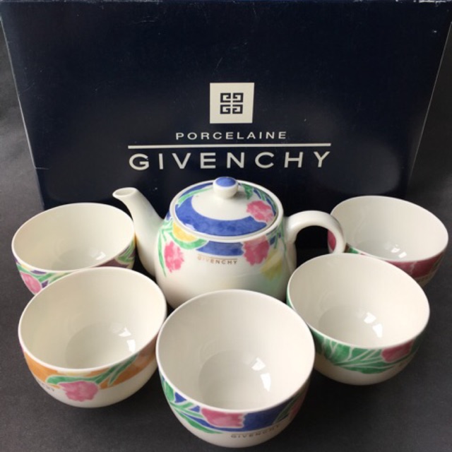 Givenchy Porcelain Teapot & Teacup Set | Shopee Malaysia