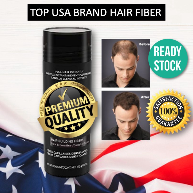 PROMO USA Black Instant Hair Fiber 27.9g Hair Loss Concealer by toppik ...