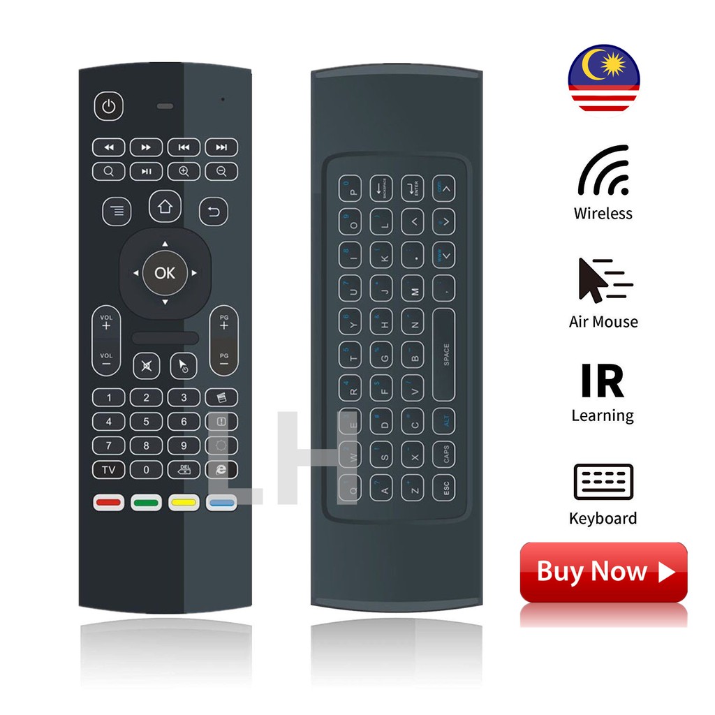 🔥Clearance🔥 MX3 Backlight 2.4G Wireless Air Mouse (2 in 1 Mouse ...