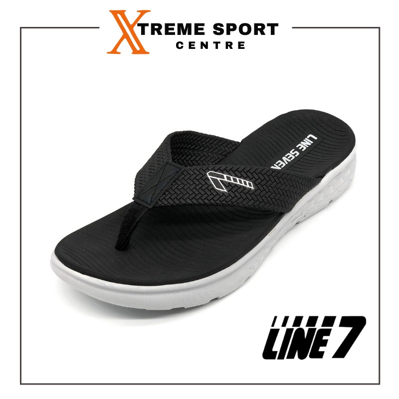 [Ready Stock] Original Line 7 Slipper | Selipar Line 7 E-1060 - Black ...
