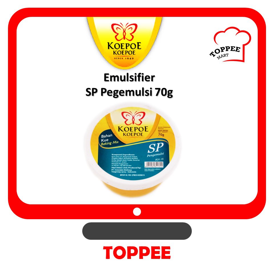 Koepoe Koepoe Ovalett 75g / SP Pengemulsi Baking Emulsifier 70g [Ship ...