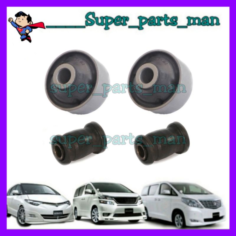 Toyota Estima acr50 Alphard Vellfire anh20 front lower arm bush set ...