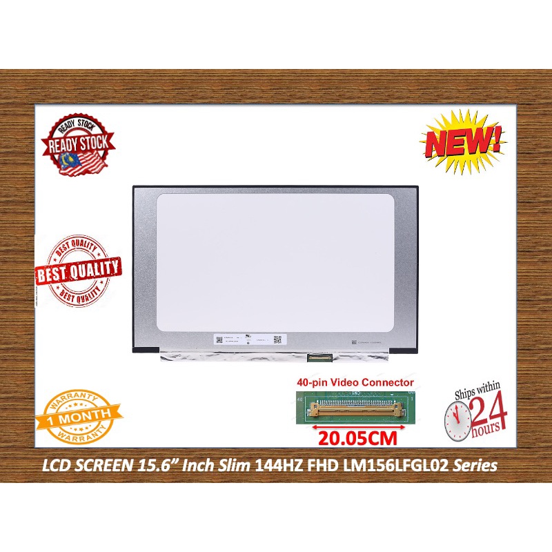 15.6 inch 40 Pin Slim FHD IPS LED SCREEN LM156LFGL LM156LFGL02 ...