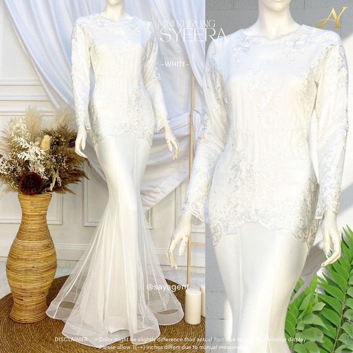 Koleksi baju-baju Nikah Tunang Akad Nikah Warna Putih wedding dress ... Koleksi baju-baju Nikah Tunang Akad Nikah Warna Putih wedding dress ...