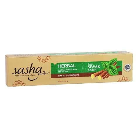 Sasha Anti Bacterial Toothpaste 150 gr | Shopee Malaysia